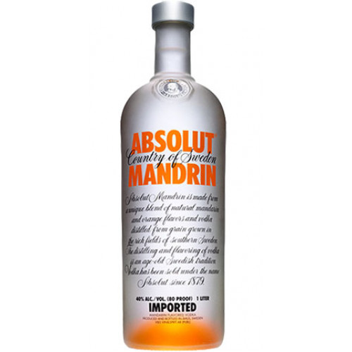 VODKA ABSOLUT MANDARIN 750 ML...