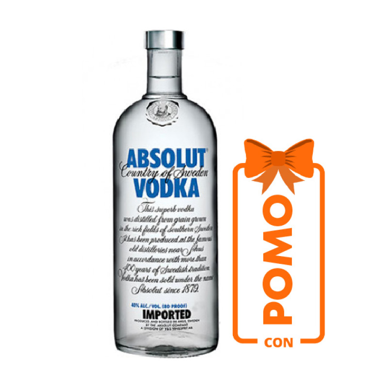 VODKA ABSOLUT AZUL 750 ML CON PROMO...